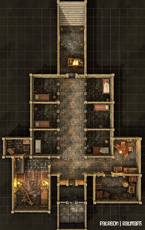 Desert Palace Prison Map 17x27