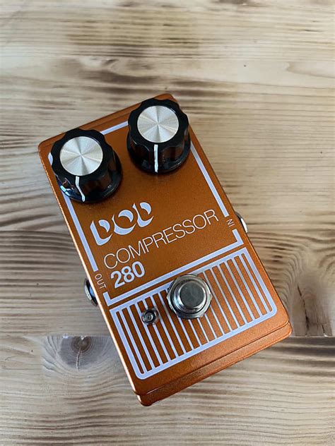 Digitech Dod Compressor 280 Analog Compressor Pedal Orange Reverb