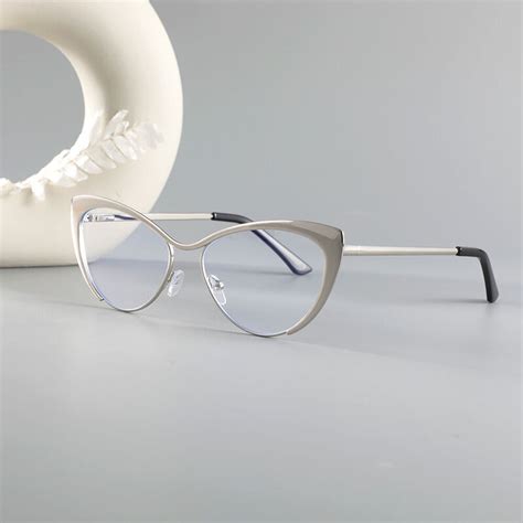 Dulles Cat Eye Silver Glasses