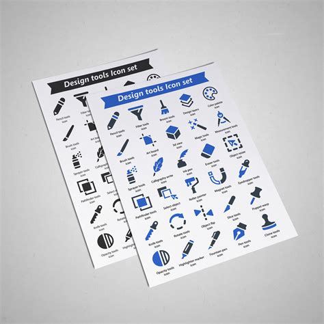 Design Tools Icon Set Template 330247 Templatemonster