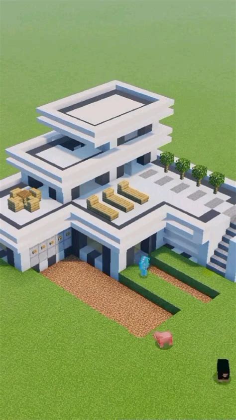 Minecraft Build Modern House Design House Build Artofit