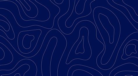 Elegant Navy Blue Background Featuring Abstract White Contour Lines
