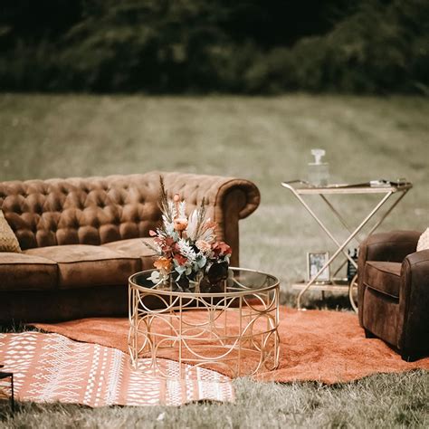 Table Basse Dorée D71cm Locadeco