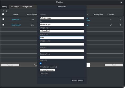 Adding Federated Learning Plugin To Epad Epad Web Based Platform For