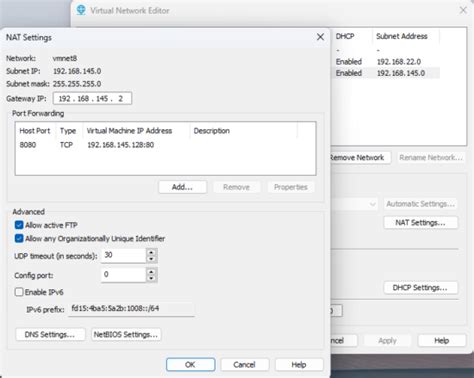Le Réseau Avec Vmware Workstation Pro Nat Bridged Etc