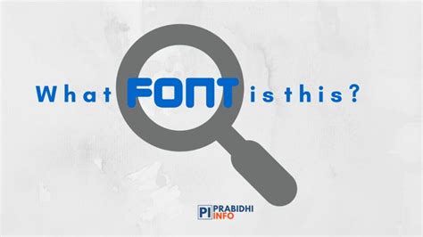 How To Identify Fonts Used In Any Images Or Photo