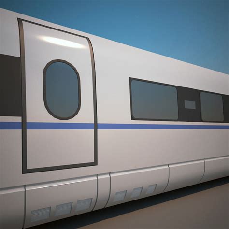 3ds Chinese Crh 3 High Speed Train