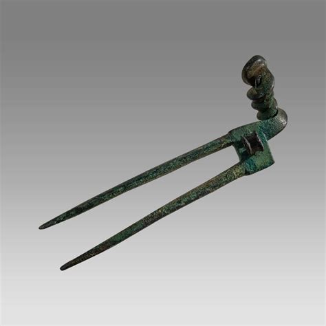 At Auction Ancient Roman Bronze Compass C2nd Century Ad