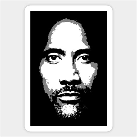 Dwayne Johnson Pop Art Dwayne Johnson Sticker Teepublic