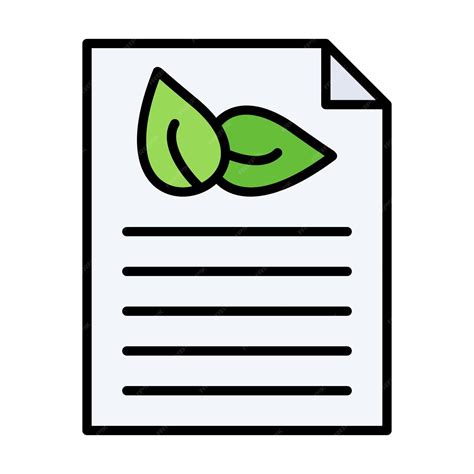 Premium Vector Biodegradable Paper Flat Illustration