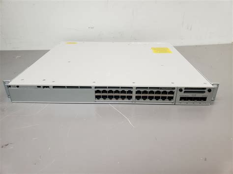 Used Cisco C9300 24p E Poe Switch W C9300 Nm 4g Module Used W Dual Ac