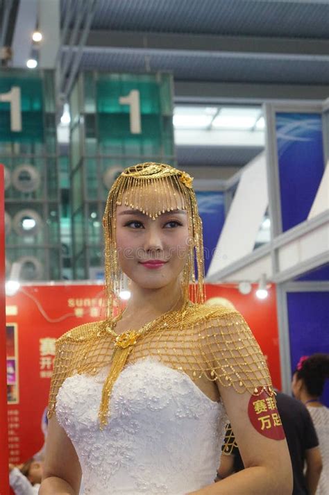 Gold Jewelry Sales And Female Models Editorial Photography Image Of Jewelry Convention 57927827