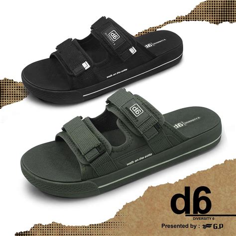 Jual Sandal Selop Pria D6 Series By Gold Pigeon D106m Shopee Indonesia