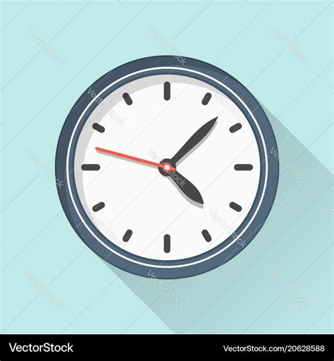 Clock Royalty Free Vector Image Vectorstock