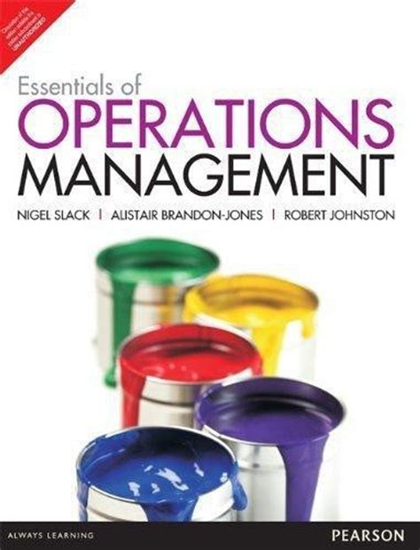 Operations Management Prof Nigel Slack Prof Alistair The Best Selling