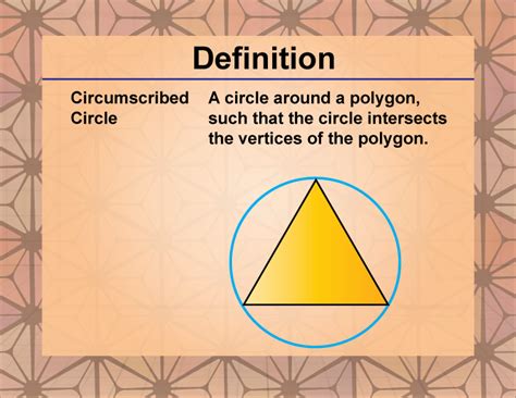 Circumscribed Definition