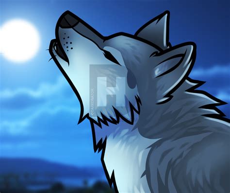 Wolf Howling At The Moon Drawing Step By Step At PaintingValley Explore Collection Of Wolf