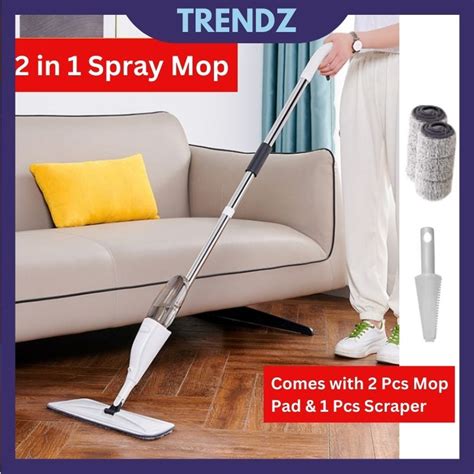 2 In 1 Water Spray Mop Easy Spray Mop With Microfiber Pad Microfiber
