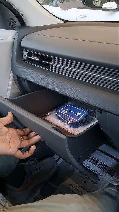 When Hyundai Offers You A Tray Like Glove Box Ft The Hyundai Ioniq 5