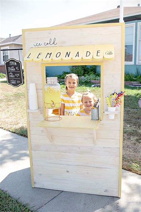 Diy Lemonade Stand Ideas Plan Built And Video Diy Lemonade Stand
