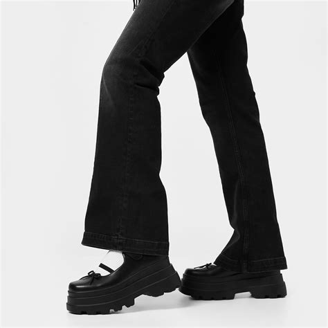 Obsidian Doll Trident Mary Janes Black Koi Footwear