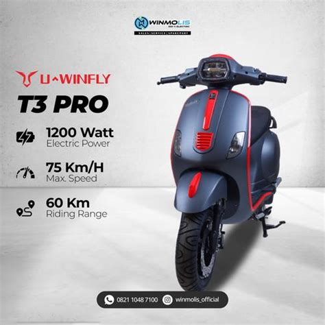 Jual Uwinfly Motor Listrik Type T3 Pro Kota Bogor Winmolis Official Tokopedia