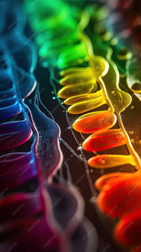 Premium Photo A Rainbow Colored Glass With The Colors Of The Rainbow