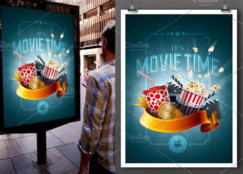 Variable Poster Mockup Template Print Templates ~ Creative Market