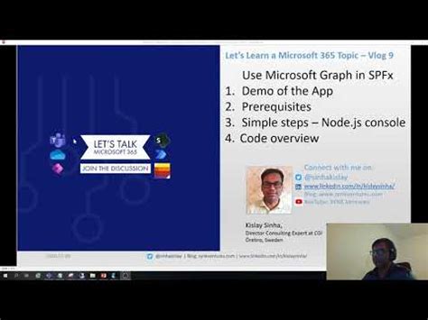 Use Microsoft Graph In SharePoint Development Framework SPFx Lets