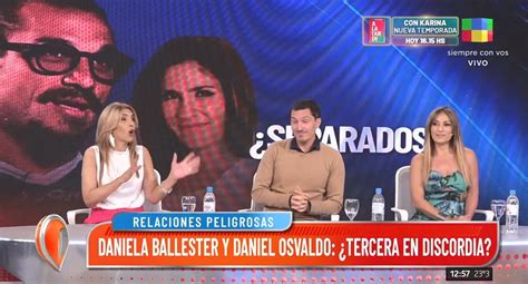 La Tajante Respuesta De Daniela Ballester A Daniel Osvaldo Tras Acusarla De Ser Infiel
