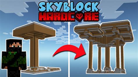 Upgrading My Mob Farm In Hardcore Minecraft Skyblock 5 Youtube
