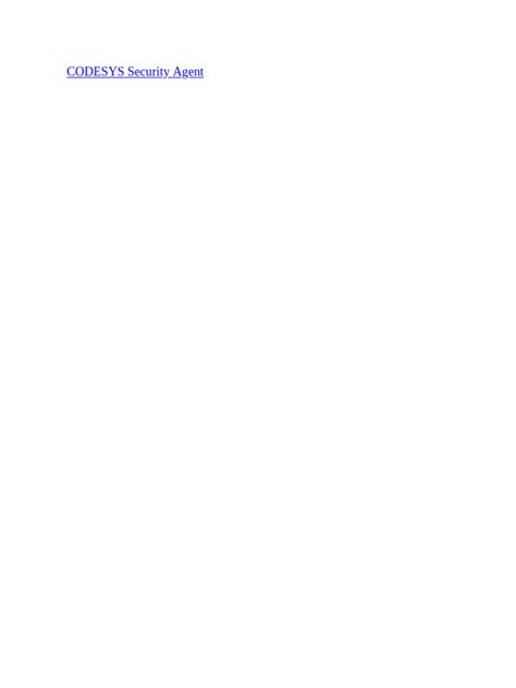 codesys security agent pdf