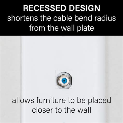 On Q Legrand Wall Jack F3481 Wh V1 At