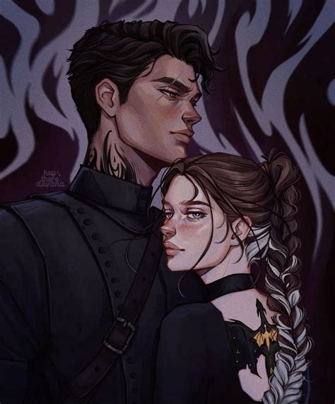 Xaden Riorson And Violet Sorrengail Fourth Wing Fanart Wings Book