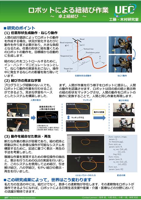Rope Manipulation Uec Kudoh And Kimura Lab