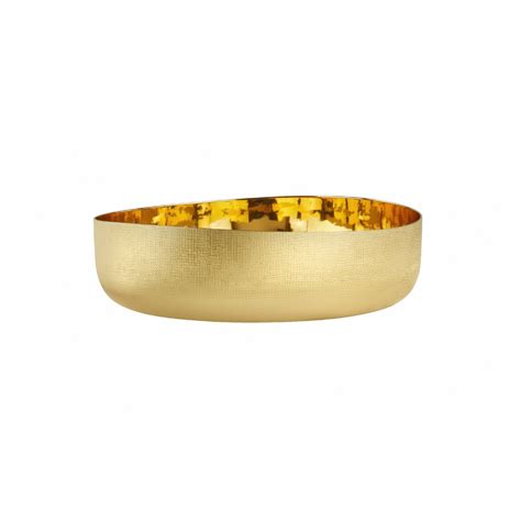 Zanetto Velvet 1 Light Gold Varnished Bowl Bread Basket 2jour Concierge