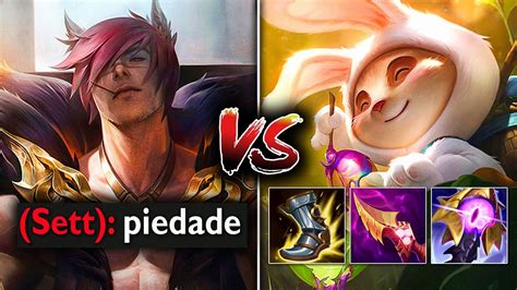 Teemo Amassando Um Sett No Soco Youtube