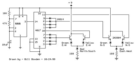 Traffic Lights Circuit Design Using Logic Gates
