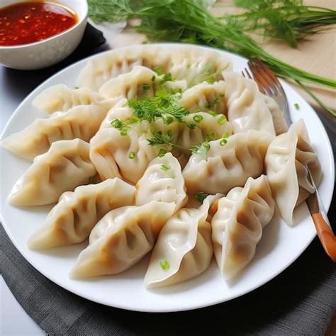Premium Ai Image Jiaozi Dumplings Traditional Chinese Culinary Delight