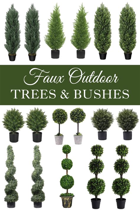 Artificial Trees For Outdoor Use Using Faux Plants Outdoors Edith