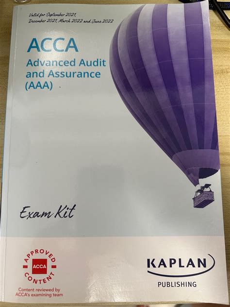 Acca Audit And Assurance Aaa Hobbies And Toys Books And Magazines Assessment Books On Carousell