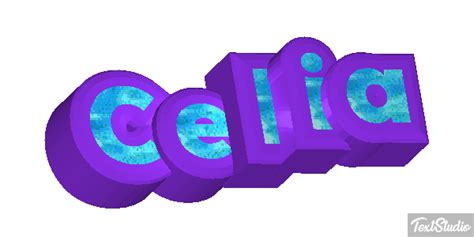 Celia Name Animated  Logo Designs