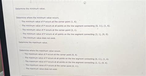 Solved E The Given Solution Set To Find The Maximum And Chegg Com