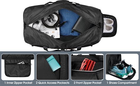 Faltbare Reisetasche 65l 80l 100l Große Leichte Sporttasche Mit