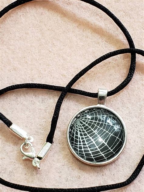 Spiderweb Necklace Etsy