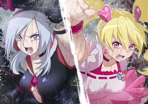 Higashi Setsuna Momozono Love Cure Peach And Eas Precure And 1 More Drawn By Hshs 965