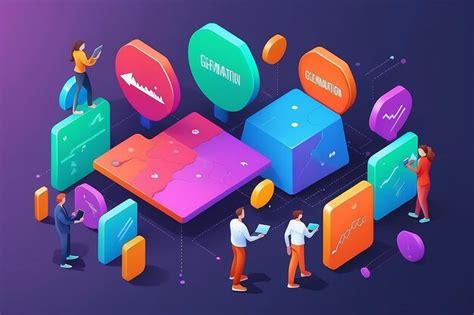 Premium Photo Setup Analytics Concept Illustration