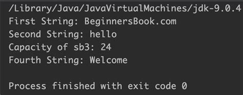 Java Stringbuffer Class With Examples