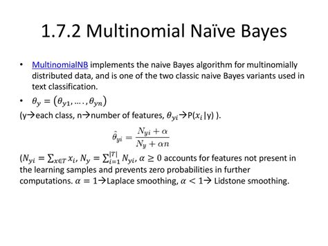 172 Multinomial Naïve Bayes Ppt Download