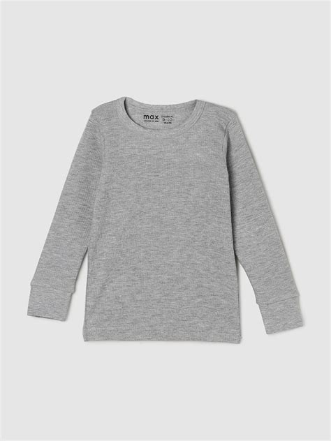 Buy Max Girls Grey Top Tops For Girls 20566664 Myntra